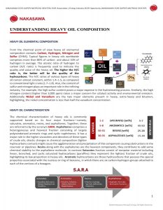 UNDERSTANDING HEAVY OIL COMPOSITION - Nakasawa